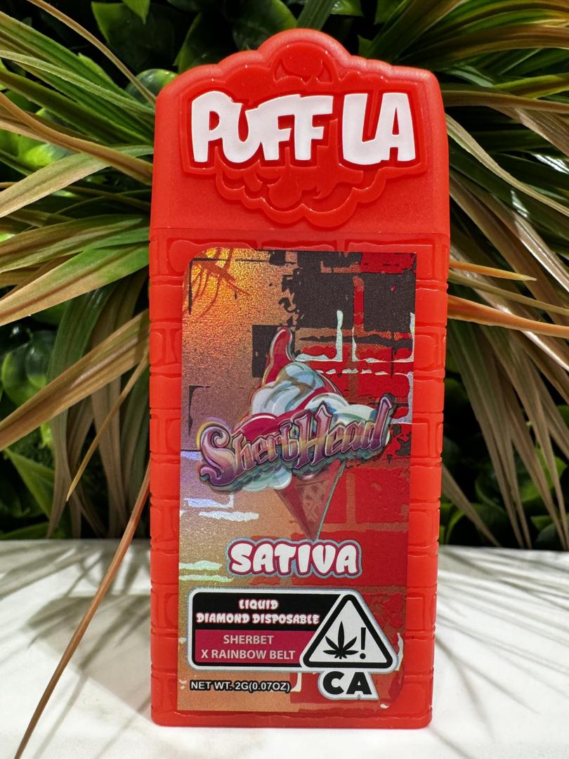 Puff LA Sherbhead Disposable 2g Liquid Diamond vape carts - Puff LA ...