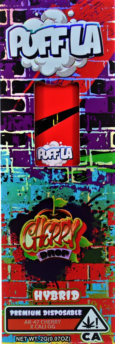 Puff La Cherry Drop disposable vape - Puff LA Official