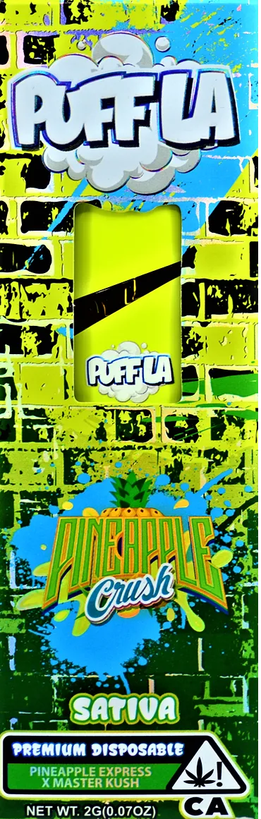 Puff La Pineapple Crush disposable vape - Puff LA Official
