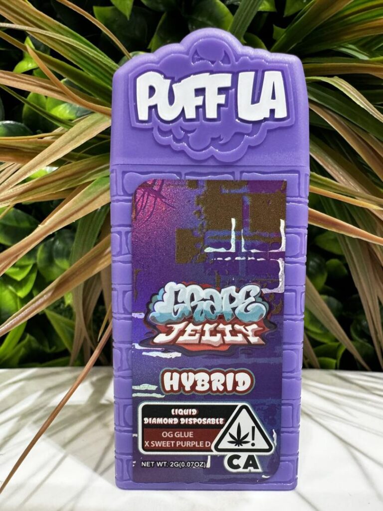 Puff LA Grape Jelly Disposable 2g Liquid Diamond vape carts - Puff LA ...